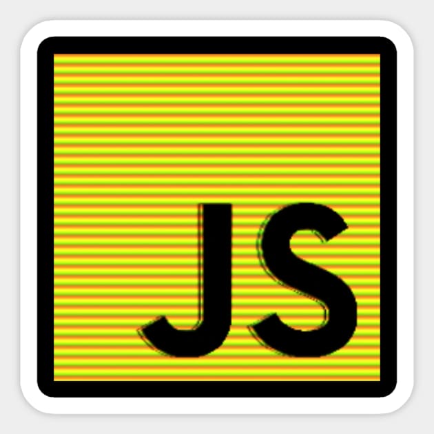 JavaScript duotone small - Javascript - Sticker | TeePublic